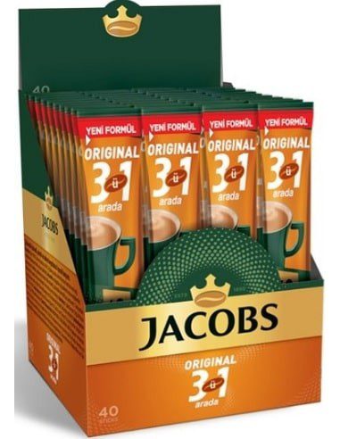 پک 40 عددی کافی میکس اوریجینال جاکوبز Jacobs Coffee Mix 3 in 1 Original