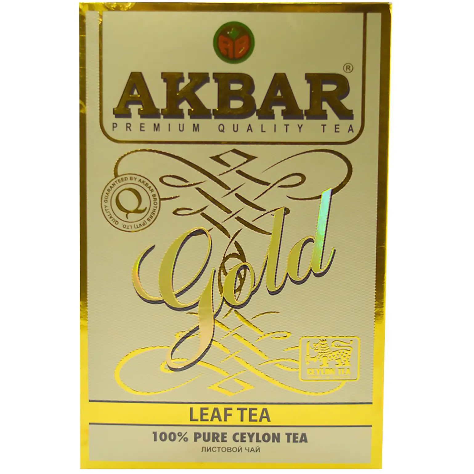قیمت خرید چای اکبر گلد طلایی (پاکتی) Akbar Gold Ceylon Tea