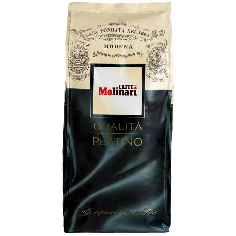 دانه قهوه مولیناری کوالیتا پلاتینو 1کیلویی Molinari Qualita Platino ...