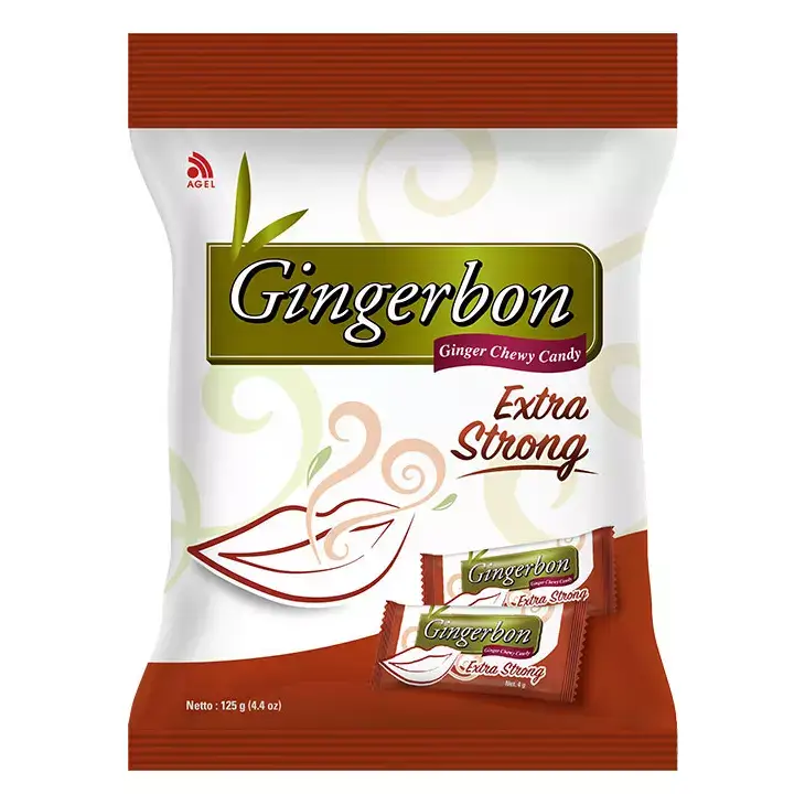 پاستیل/آبنبات جویدنی زنجبیلی جینجربون اکسترا استرانگ 125 گرم Gingerbon ...