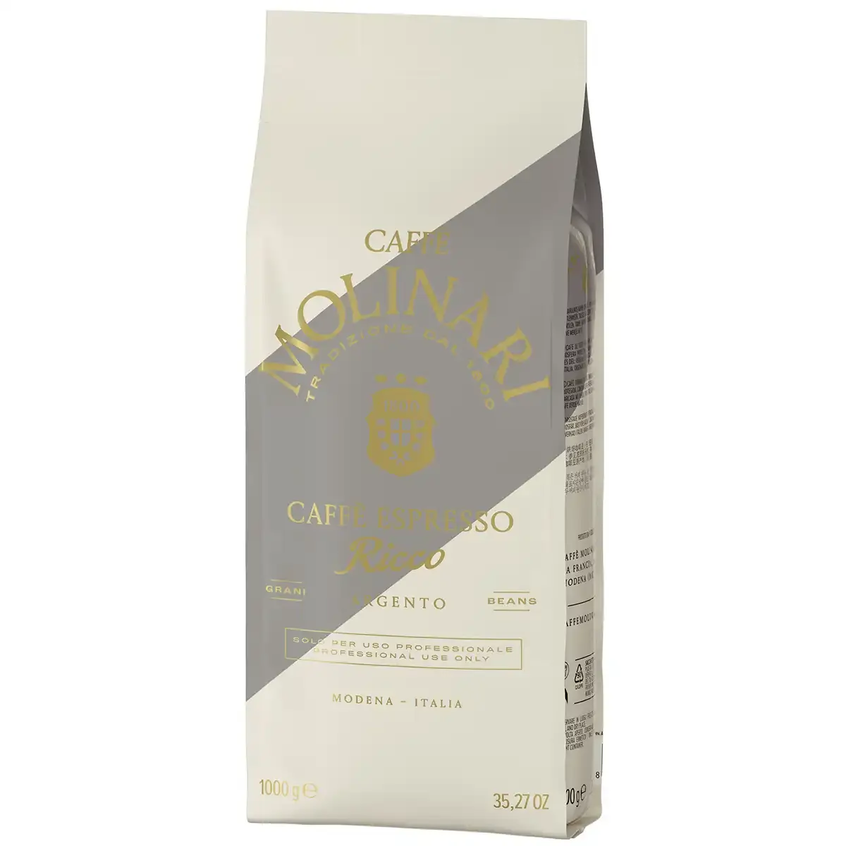 دانه قهوه مولیناری کافه اسپرسو ریکو آرجنتو Molinari Cafe Espresso Ricco ...