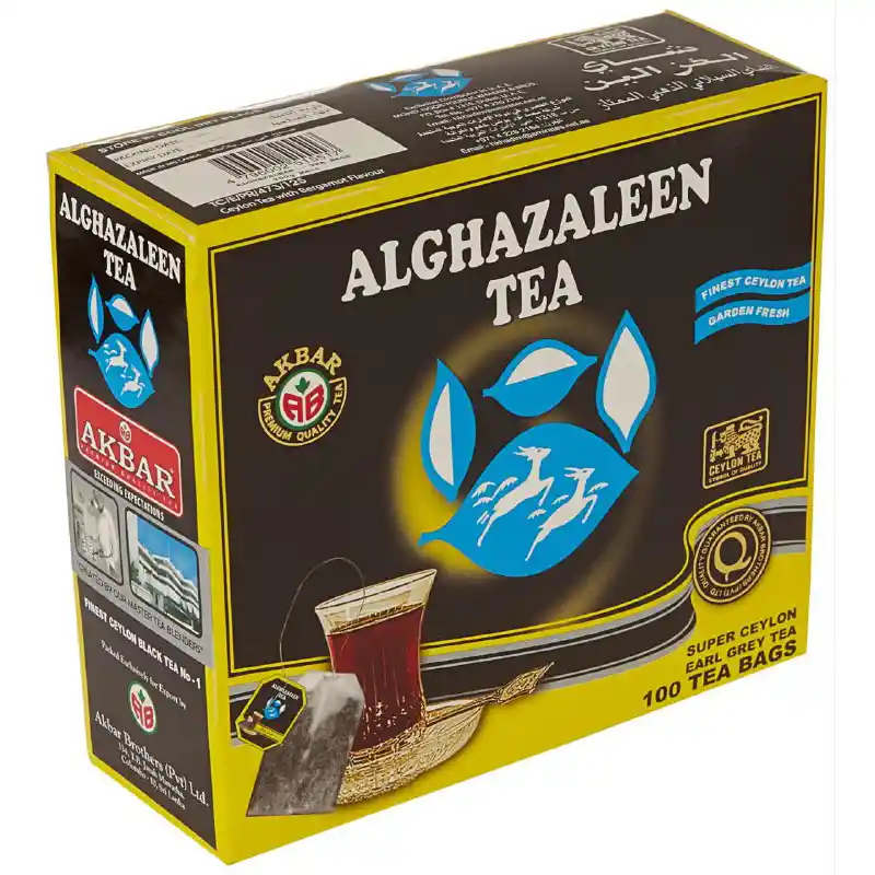 چای سیاه کیسه ای دو غزال اکبر ارل گری Akbar Do ghazal Tea Super Earl Grey