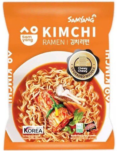 خرید نودل کره ای کیمچی رامن سامیانگ 80 گرمی Samyang Kimchi Ramen