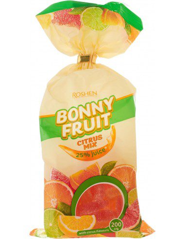 خرید آبنبات ژله ای روشن بونی فروت با طعم میکس انواع مرکبات-200 گرمی ...